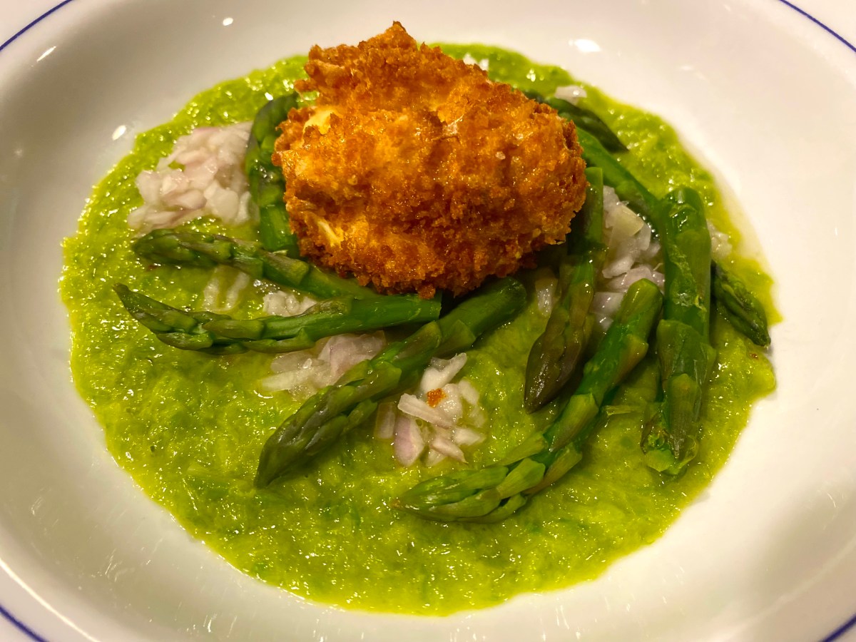 My “52 In 22” Cooking Challenge Is A “Crispy Mollet Egg With Asparagus ...