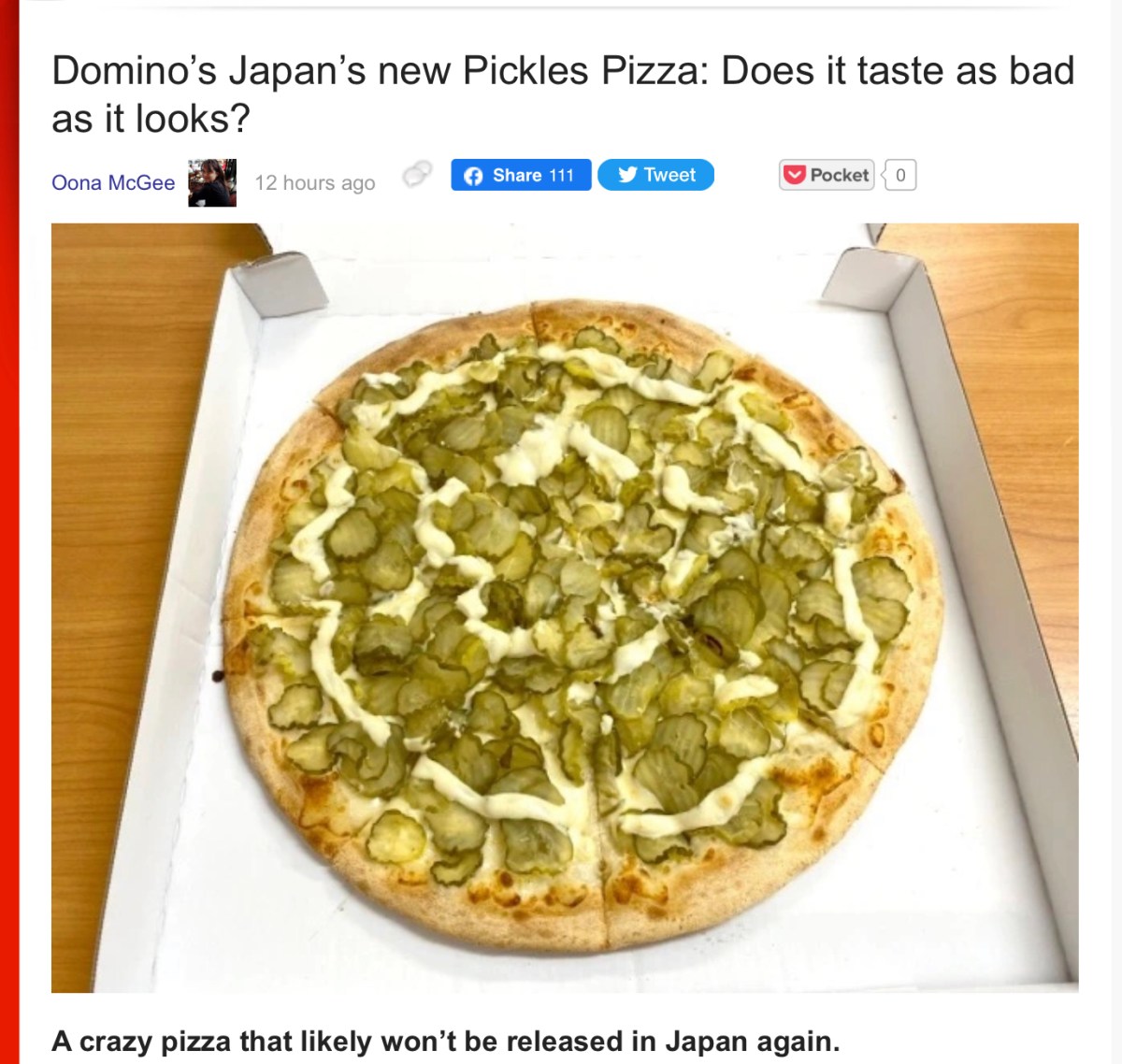 Would You Eat A “Pickle Pizza?” Here It Is! – Bite! Eat! Repeat!