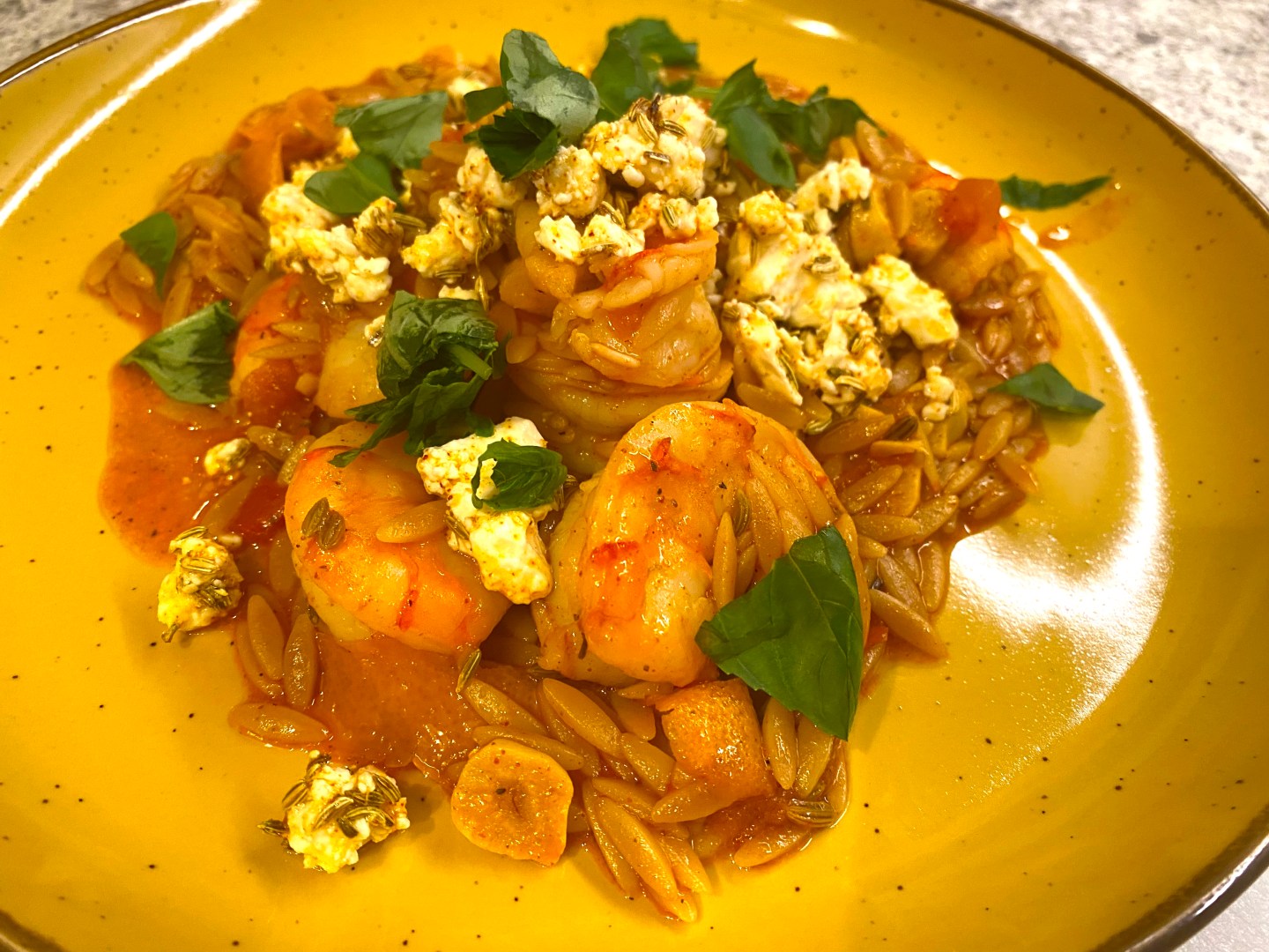 Want To “Ottolenghi?” Here’s His Delicious “Orzo With Prawns, Tomato ...