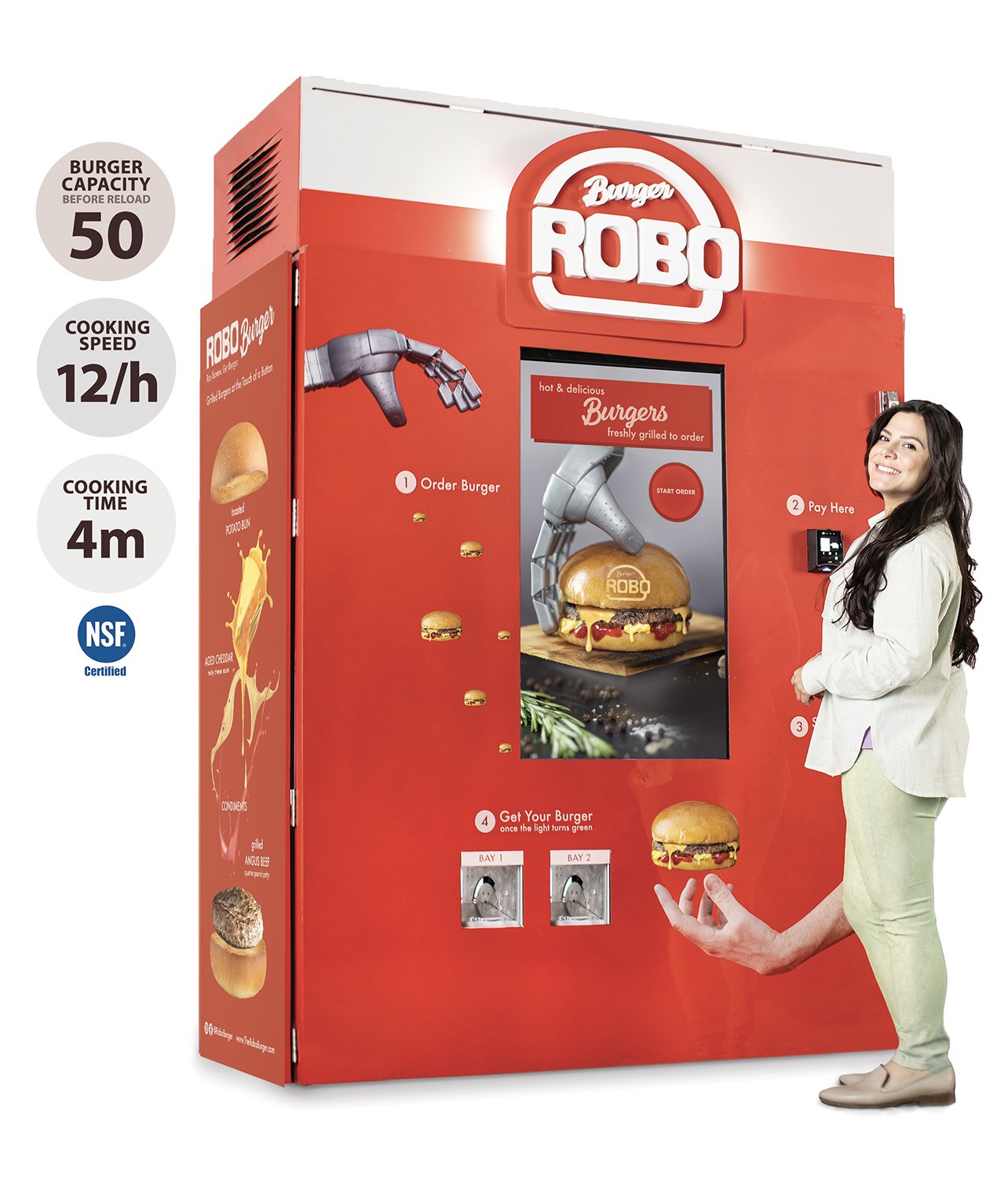 A Vending Machine Burger Bot? Here’s Video! Plus Robot Bartenders! Yes ...